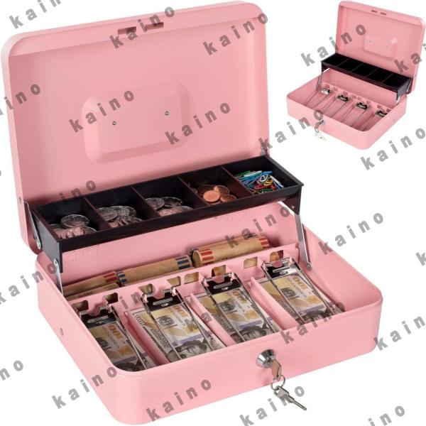 キーロック: キャッシュボックスにはプライバシーキーロックが付いており、貴重品を安全に保管できます。手提げ金庫の使いやすい: キーは操作が簡単で、片手で問題なく開けることができます。幅広のハンドルにより、保管と持ち運びが簡単です。カンチレバ...