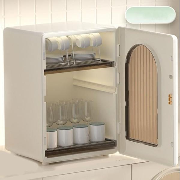 【十分な収納スペース】大容量の仕切り収納、多層キャビネットで十分な収納スペースを確保。 食器棚には、乾物や調味料、電化製品などをたくさん収納できます。 2段、3段の食器棚があり、狭いスペースを有効活用できて助かります。吸磁性ドアは水波半透明...