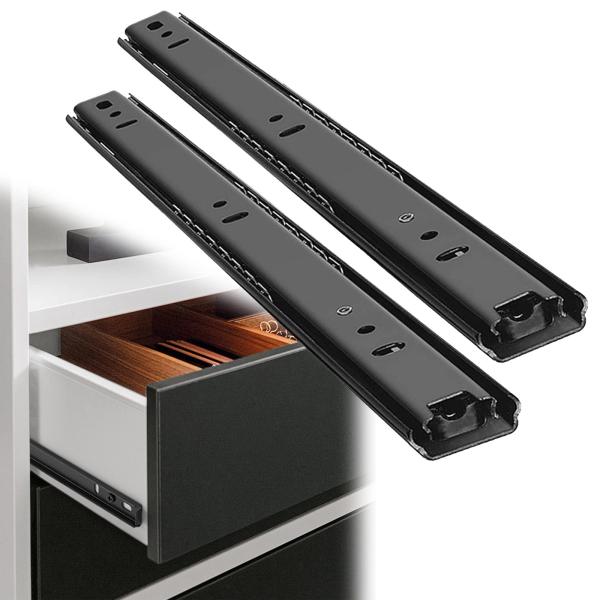 ● 頑丈な引き出しスライド、数量: 1 組 (2 個)。ネジ付き。頑丈で耐久性のある高品質の金属鋼。防錆コーティング、耐腐食性、防水性を備えた表面。素材の厚さ：10mm、幅：27mm。● 理想的な引き出しスライド: キャビネット引き出しスラ...