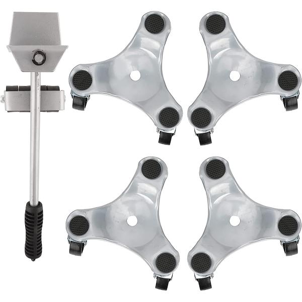 【耐荷重500KG】1台の台車で最大500KGの支持力を保持できます。家具台車ヘビーデューティーは家具などの重い物を運ぶために使用されます。重い家具の移動の良い手伝いです。この静音車輪のあるカート。家具を移動しても疲れません。疲労がほぐれる...