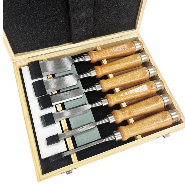 包括的なノミセット - 当社の木工用ノミセットには、木工プロジェクトに役立つ 8 種類のサイズと形状のノミが含まれています。各ノミには、使用していないときに優れた保護を提供するキャップが付いています。鋭く高品質のスチール - ノミは、耐熱性...