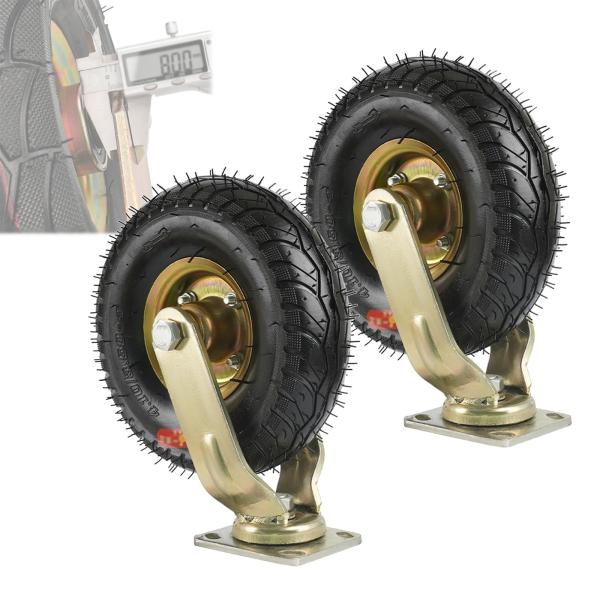 輸送用キャスターはインナーチューブを膨らませることで硬さと弾力を調整でき、障害物乗り越え能力が向上します。 さまざまな複雑な路面に対応します。 未舗装の道路、砂利道、アスファルト道路、セメント道路など。インフレータブルゴムキャスタータイヤは...