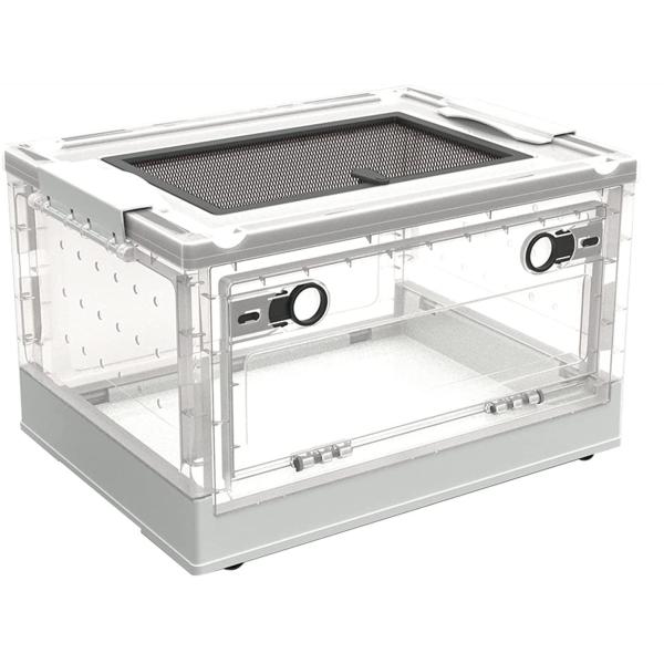 小動物飼育箱は、環境に優しく、無毒で、耐久性があり、ペットの日常生活に安全な高品質のPP素材で作られています。完全に透明、クリア、明るいので、いつでもどこでも小さなペットの行動を見ることができます。観察や清掃が簡単です。下部にプーリーデザイ...