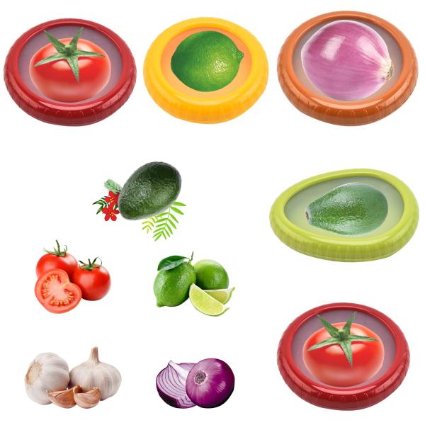【進化したデザイン】玉ねぎとトマトのクリスパーボックスは、野菜と果物を選別することができます。アボカドを収納する際、容器の縁に多くの突起がデザインされているため、摩擦が大きくなり、開けやすくなっています。スペースを節約し、食品の鮮度を保ち、...