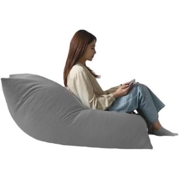 素材：ファブリック、代替素材：600Dオックスフォードクロス。ソファのカバーは外して洗濯OK！軽いので、持ち運びも楽々で、いろんなお部屋でご使用いただけます。詰め物なし素材の特性上、汗、水、摩擦などにより色落ち、色移りすることがあります。通...