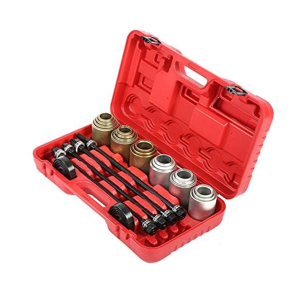 【素材】炭素鋼鍛造され、強力な強度と長い耐久性利点があります。【サイズ】スリーブエンドキャップ：83 * 20mm 、袖壁の厚さ：5mm 、袖丈：94mm 、強制ねじの長さ：450mm 。【外径スリーブ】44、46、48、50、52、54、...