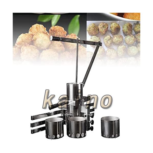 【高品質の素材】: 当社の優れたミートボール製造機の本体は、高品質のステンレス鋼素材でできており、耐腐食性と防錆性があります。これらの機能により、耐久性が向上し、寿命が長くなります。【大容量】: 当社のミートボールメーカーは、直径13.3c...
