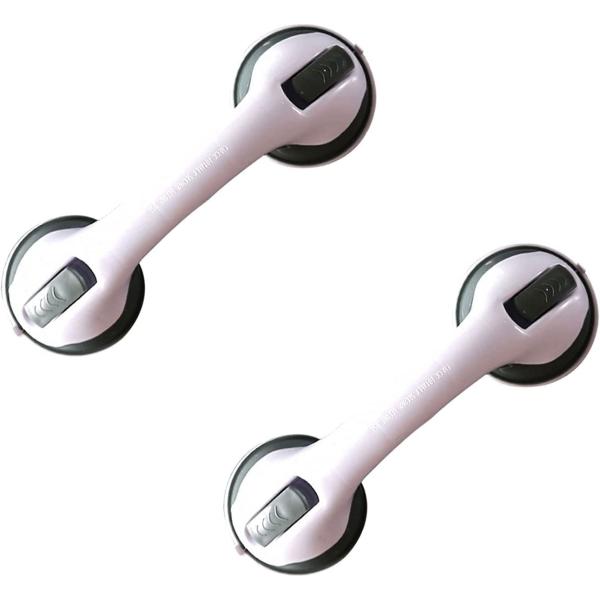 ▲丈夫で安全：吸引式のバスルームグラブバーは、滑りやすい場所に自信を持ってくれます。強力な吸盤のデザインは、滑らかなタイル、ガラス、磁器、グラスファイバーなど、非多孔質の平らな表面に適しています。粗い表面や凹凸のある表面にくっつかないように...