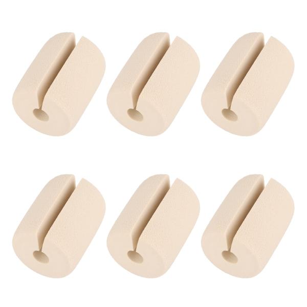 【仕様】内容：ドアクリップ 6個セット　サイズ：長さ94mm、直径68mm 素材：NBRゴム【高品質】ドアクリップはNBRを素材に軽くて弾力性に優れ、無毒無臭、エコ、滑り止め、難燃、防カビ防震、防音断熱、洗浄が容易で、子供の安全性が高いです...