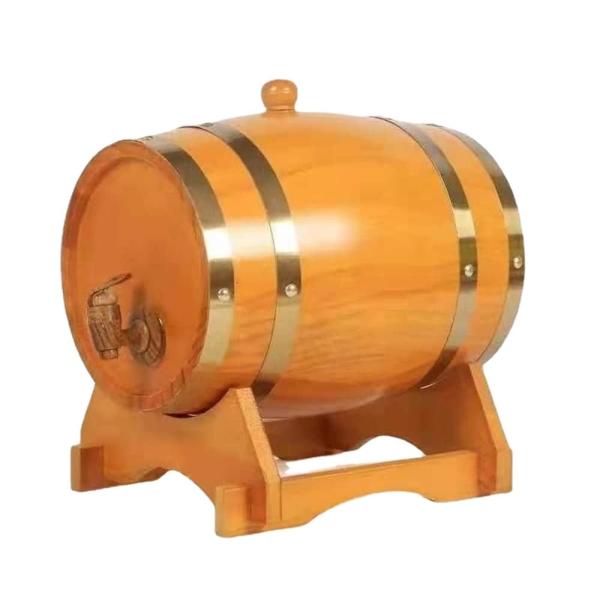 【プレミアム素材】天然オーク材を使用し、アンチダニ、割れなし、変形なし、強くて長持ちします。オーク樽、すべて手作業で作られています。木製品本来の風合いを保ち、美しく実用的です。【ワインを柔らかくする】本物の木にはワインを柔らかくする効果があ...