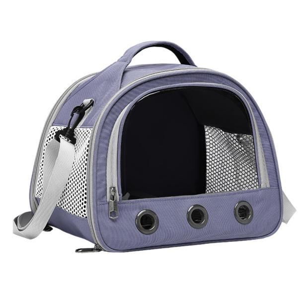 【透明&amp;amp;通気性抜群】この鳥用トラベルキャリアには通気メッシュと優れたサーモスタット特性により、快適さが長続きします。空気循環と快適さを確保しながら、動物がバッグ内の景色や日光を楽しむことができます。透明窓があり、ペットの状況...