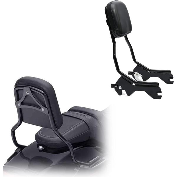 ハーレー ソフテイル スポーツ グライド FLSB ロー ライダー FXLR FXLRS 2018 2019 2020 2021 2022 2021 2022 用オートバイ リアパッセンジャー ピリオン バックレスト キットとパッド シーシ...