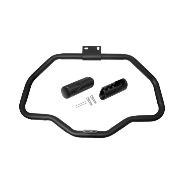 【実用性】：フロントエンジンガードは、事故におあった時に(転倒等)タンクやエンジン、車体をカバーすることができます。【適用車種】：2004-2017年のハーレースポーツスターモデルに適用です（フロントスポイラーには適用していません）。具体的...