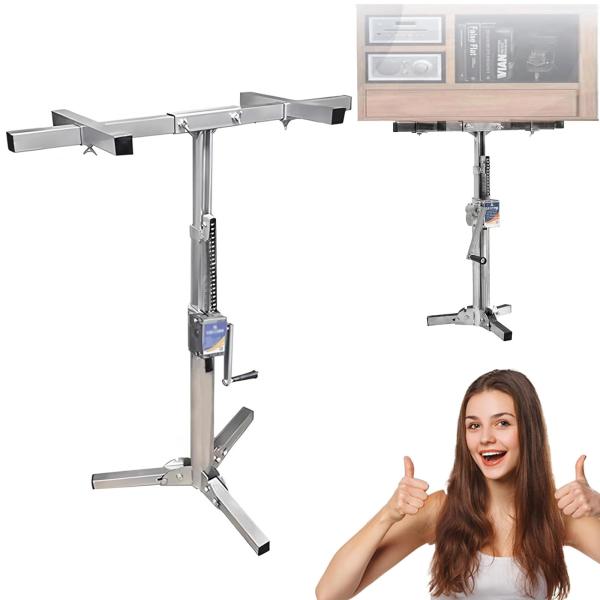 【精密な昇降、一人でも簡単設置】重い物を持ち上げる道具 進化版はスムーズな手動/電動昇降システムを採用し、ギアとネジの連動によりミリ単位の高さ調整を実現。操作時は、軽くクランクを回すだけで、キャビネット、パネル、ウォールキャビネットを希望の...