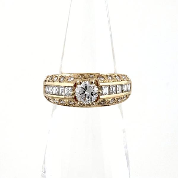 【ブランド状態ランク】ランクAB【タイプ】メレダイヤ デザインリング【ライン】YG イエローゴールド 指輪【対象】レディース【総重量】約3.7g【素材】K18、ダイヤモンド【実寸サイズ】約3.5号【リング最大幅】約6.3mm【リング最小幅】...