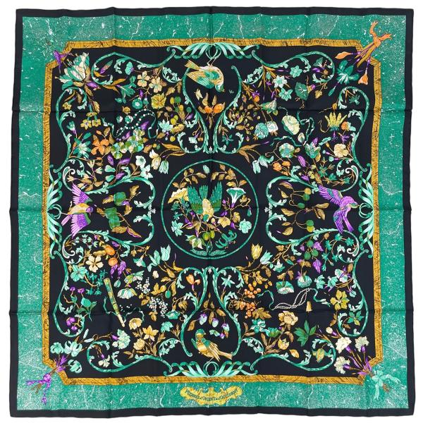 【ブランド名】エルメス/HERMES【ブランド状態ランク】ランクAB【タイプ】カレ 90 PiERRES d' ORiENT et d' OCCiDENT【ライン】東洋の石と西洋の石細工 鳥 花 果実 果物【対象】レディース【サイズ詳細備考...