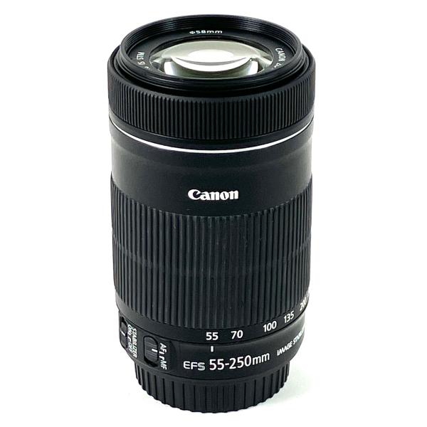 【メーカー名】Canon【製品名】EF-S 55-250mm F4-5.6 IS STM【レンズ種類】一眼カメラ用レンズ（オートフォーカス）【カメラ付属品】フロントキャップ、リアキャップ【ブランド状態ランク】ランクC【コメント】【外観】スレ...