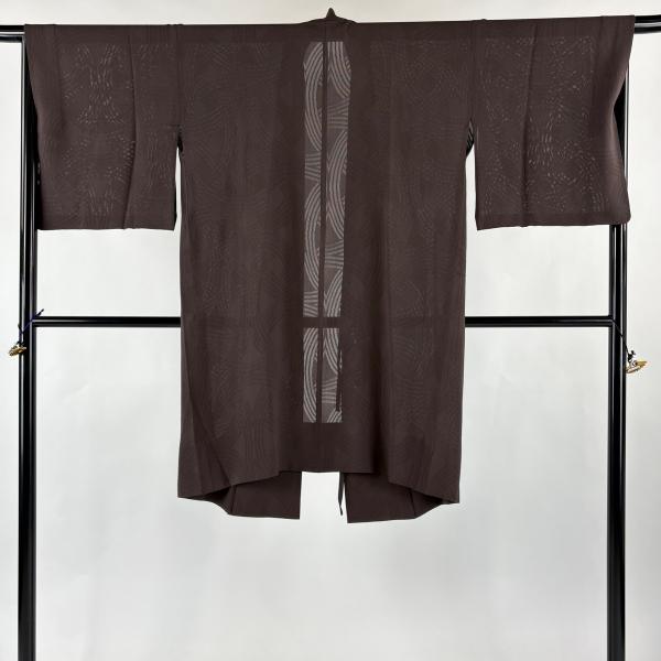 【着物ランク】逸品【素材】正絹【身丈】約100cm【裄丈】約67cm【袖丈】約46cm【袖幅】約34.5cm【サイズ】M【コメント】和装コートのひとつで、普段着などにも気軽に羽織ることができる透け感のある道中着でございます。外出時に着物の上...