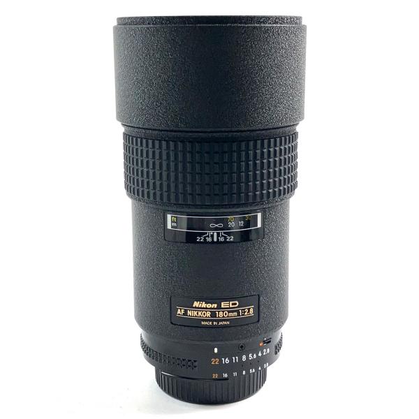 【メーカー名】Nikon【製品名】AF NIKKOR 180mm F2.8 ED【レンズ種類】一眼カメラ用レンズ（オートフォーカス）【カメラ付属品】フロントキャップ【ブランド状態ランク】ランクC【コメント】【外観】スレやキズ、汚れがあります...