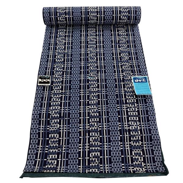 【着物ランク】優品【素材】綿【反物幅】約39.5cm【コメント】夏祭りや花火大会、盆踊りなど多くの場面でお召し頂ける男着物の浴衣の反物です。型にとらわれず気軽にコーディネート出来る魅力をお楽しみください。全体を広げての詳細な状態確認・採寸は...