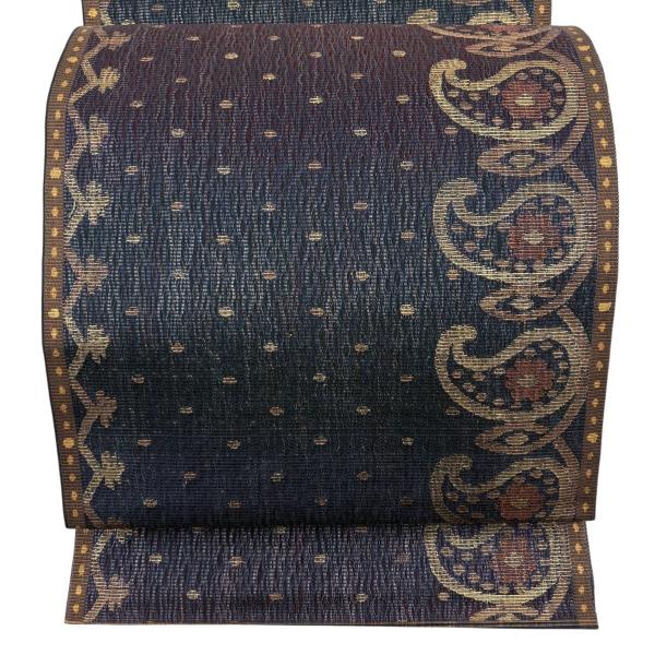 【着物ランク】秀品【素材】正絹【帯丈】約432cm【帯幅】約31cm【帯仕立て】仕立て上がり【コメント】京都西陣、染と織の名門「じゅらく」謹製による作品でございます。セミフォーマルでお使いいただける袋帯でございます。見る人に重たい印象を感じ...