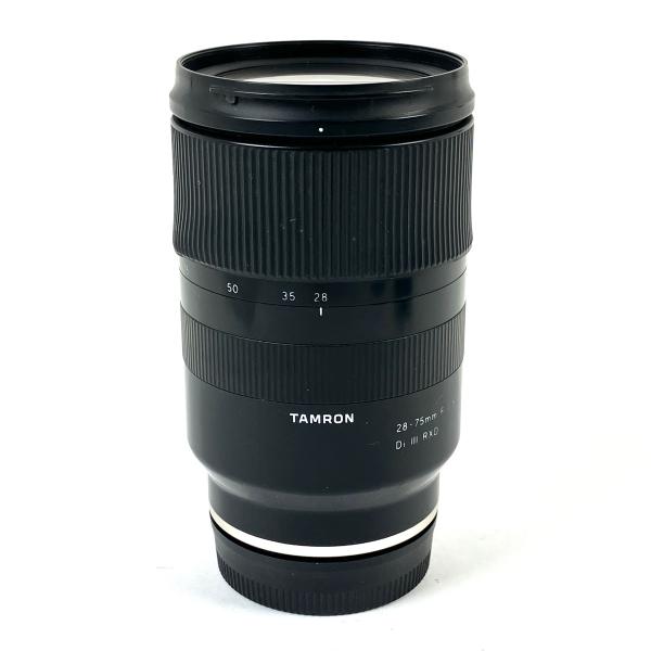【メーカー名】TAMRON【製品名】28-75mm F2.8 Di III RXD A036SF (ソニー E用)【レンズ種類】一眼カメラ用レンズ（オートフォーカス）【カメラ付属品】外箱、レンズフード、フロントキャップ、リアキャップ【ブラン...