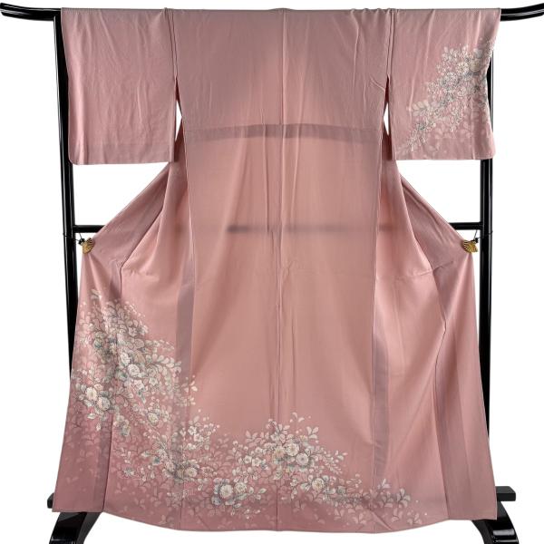 【着物ランク】秀品【素材】正絹【身丈】約166.5cm【裄丈】約67.5cm【袖丈】約47.5cm【袖幅】約34cm【前幅】約26cm【後幅】約31cm【サイズ】L【着物仕立て】単衣【着用時期】6/9月【コメント】気品たっぷりにお召し頂ける...