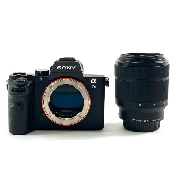 【メーカー名】SONY【製品名】α7II レンズキット ILCE-7M2K【カメラ種類】デジタル ミラーレス 一眼カメラ【カメラ付属品】取扱説明書、バッテリー、充電器、アイカップ、ホットシューカバー、フロントキャップ【ブランド状態ランク】ラ...