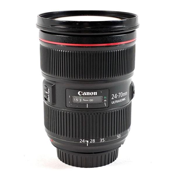 【メーカー名】Canon【製品名】EF 24-70mm F2.8L II USM【レンズ種類】一眼カメラ用レンズ（オートフォーカス）【カメラ付属品】フロントキャップ、リアキャップ【ブランド状態ランク】ランクC【コメント】【外観】スレやキズ、...