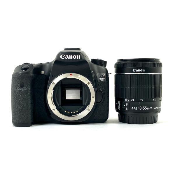 【メーカー名】Canon【製品名】EOS 70D EF-S 18-55 IS STM レンズキット【カメラ種類】デジタル 一眼レフカメラ【カメラ付属品】取扱説明書、バッテリー、ストラップ、ボディキャップ、USBケーブル、CD-ROM、アイカ...