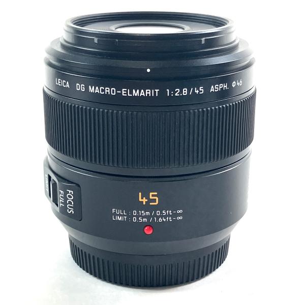 【メーカー名】Panasonic【製品名】LEICA DG MACRO-ELMARIT 45mm F2.8 ASPH. MEGA O.I.S. H-ES045【レンズ種類】一眼カメラ用レンズ（オートフォーカス）【カメラ付属品】レンズフード、...
