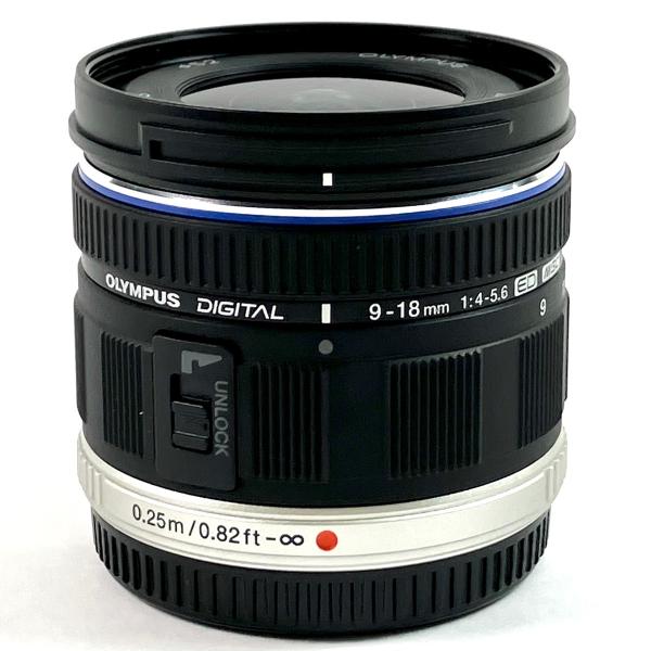 【メーカー名】OLYMPUS【製品名】M.ZUIKO DIGITAL ED 9-18mm F4.0-5.6【レンズ種類】一眼カメラ用レンズ（オートフォーカス）【カメラ付属品】フロントキャップ、リアキャップ【ブランド状態ランク】ランクB【コメ...