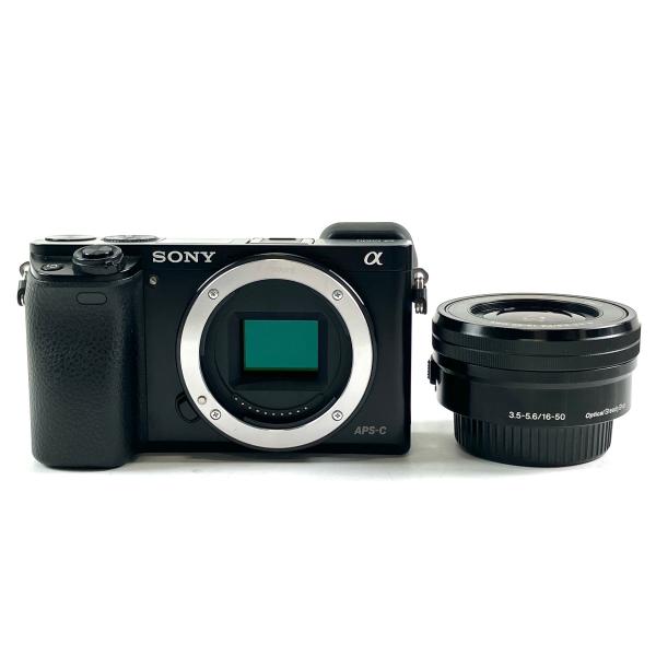 【メーカー名】SONY【製品名】α6000 パワーズームレンズキット ILCE-6000L B ブラック【カメラ種類】デジタル ミラーレス 一眼カメラ【カメラ付属品】バッテリー、アイカップ、ホットシューカバー、フロントキャップ【ブランド状態...
