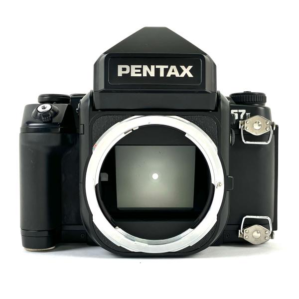 【メーカー名】PENTAX【製品名】67II AEペンタプリズムファインダー ボディ【カメラ種類】中判カメラ【カメラ付属品】ボディキャップ【ブランド状態ランク】ランクAB【コメント】【外観】僅かなスレやキズ、僅かな汚れ、僅かなべたつきがあり...
