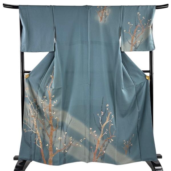 【着物ランク】秀品【素材】正絹【身丈】約164cm【裄丈】約68.5cm【袖丈】約49cm【袖幅】約35cm【前幅】約26.5cm【後幅】約30.5cm【サイズ】L【着物仕立て】袷【着用時期】10〜5月【コメント】合わせる帯の色柄により、お...