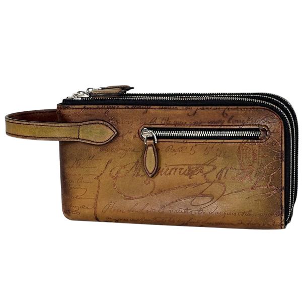 【ブランド名】ベルルッティ/Berluti【ブランド状態ランク】ランクB【タイプ】ティリワ レザー オールインワン【ライン】カリグラフィ L字ファスナー【対象】メンズ【幅】約20.5cm【高さ】約11cm【奥行き】約6cm【素材】レザー【表...