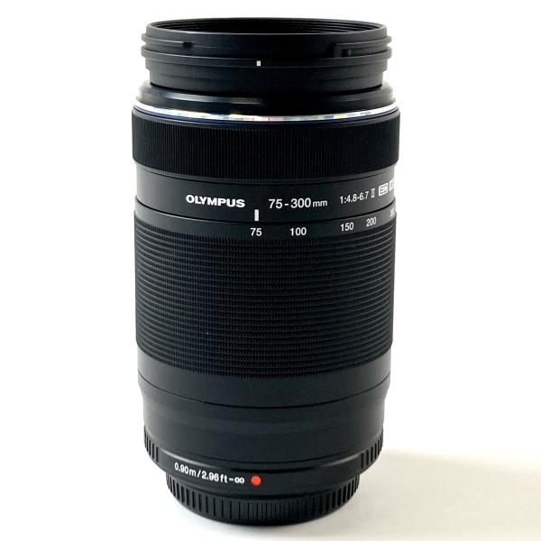 【メーカー名】OLYMPUS【製品名】M.ZUIKO DIGITAL ED 75-300mm F4.8-6.7 II【レンズ種類】一眼カメラ用レンズ（オートフォーカス）【カメラ付属品】フロントキャップ、リアキャップ【ブランド状態ランク】ラン...