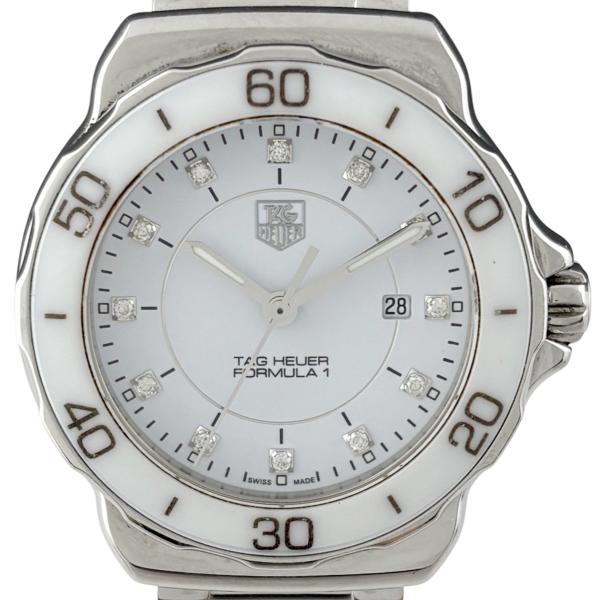 【ブランド名】タグホイヤー/TAG HEUER【ブランド状態ランク】ランクB【タイプ】フォーミュラ1 12P【型番】WAH1315【対象】レディース【シリアル】EK****【ケース幅】約30mm【腕周り】約14cm【素材】SS、セラミック、...