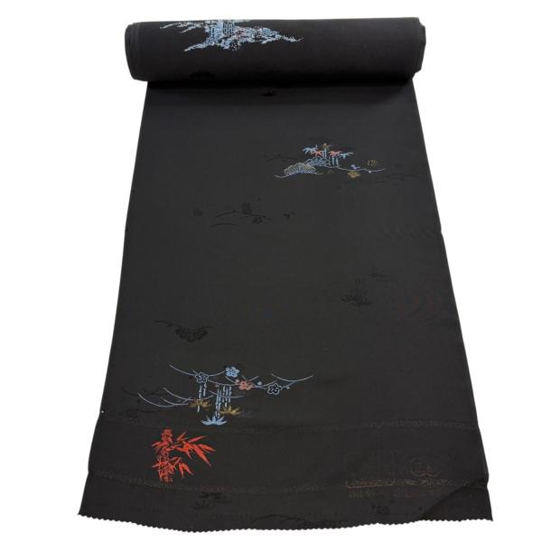 【着物ランク】優品【素材】正絹【反物幅】約36cm【コメント】羽織や和装コートをお仕立ていただける、羽尺の反物でございます。柄により日常着から略礼装などの幅広くお召し頂けるものとなっております。塵除けのほか、ややかしこまった装いにしたいとき...