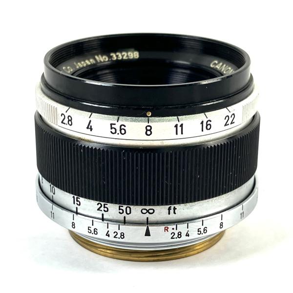 【メーカー名】Canon【製品名】35mm F2.8 Lマウント L39【レンズ種類】レンジファインダーカメラ用レンズ【ブランド状態ランク】ランクC【コメント】【外観】スレやキズ、汚れや塗装剥がれ、絞り羽根に油染みがあります。【光学系】レン...