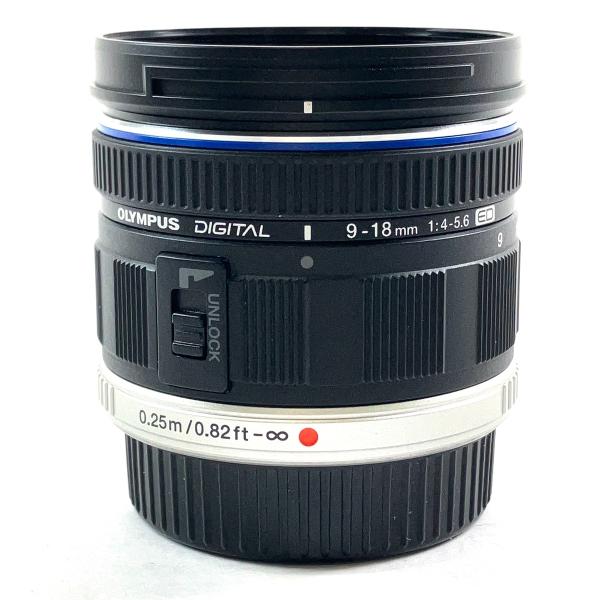 【メーカー名】OLYMPUS【製品名】M.ZUIKO DIGITAL ED 9-18mm F4.0-5.6【レンズ種類】一眼カメラ用レンズ（オートフォーカス）【カメラ付属品】フロントキャップ【ブランド状態ランク】ランクB【コメント】【外観】...