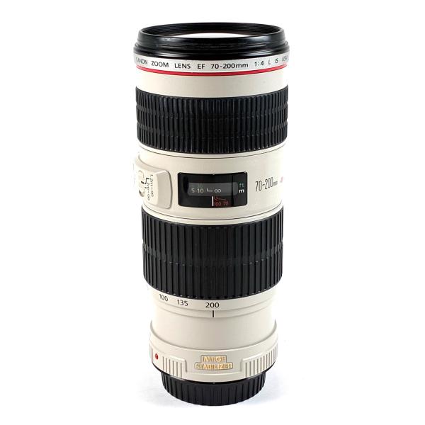 【メーカー名】Canon【製品名】EF 70-200mm F4L IS USM【レンズ種類】一眼カメラ用レンズ（オートフォーカス）【カメラ付属品】フロントキャップ、リアキャップ【ブランド状態ランク】ランクB【コメント】【外観】スレやキズ、汚...