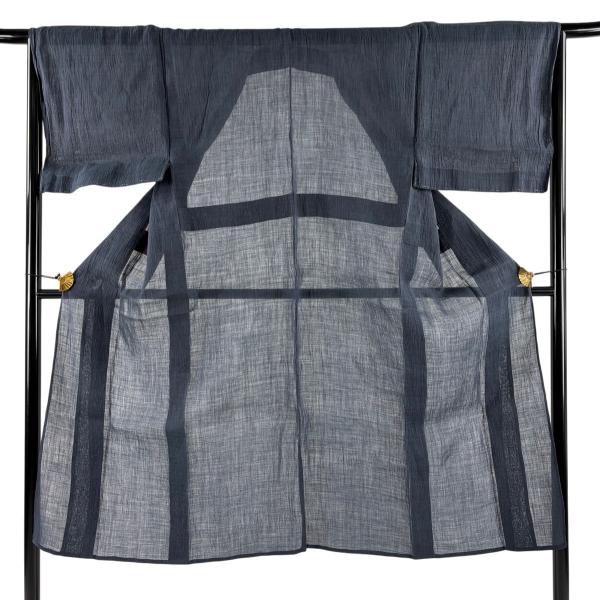 【着物ランク】秀品【素材】麻【身丈】約135.5cm【裄丈】約68.5cm【袖丈】約45.5cm【袖幅】約34.5cm【前幅】約23.5cm【後幅】約31cm【サイズ】S【着物仕立て】薄物【着用時期】7〜8月【コメント】男性着物でございます...