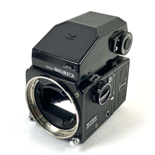【メーカー名】Zenza Bronica【製品名】ETRS ボディ【カメラ種類】中判カメラ【カメラ付属品】アイカップ【ブランド状態ランク】ランクC【コメント】【外観】スレやキズ、汚れや僅かな塗装剥がれ、貼り革に剥がれ、フィルム室にモルト劣化...