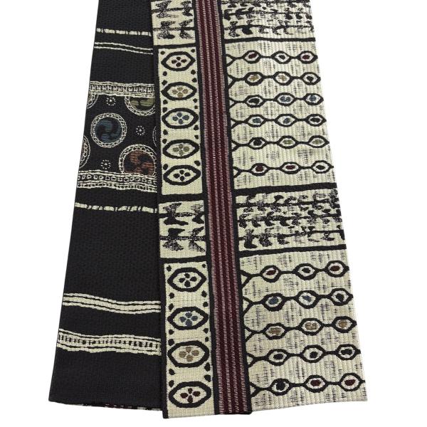 【着物ランク】名品【素材】正絹【帯丈】約420cm【帯幅】約16cm【帯仕立て】仕立て上がり【コメント】帯の幅が半分で扱いやすい半幅帯でございます。手軽に締められるのが魅力です。浴衣や買い物などの普段使いのほか、色柄によってはお出かけや気軽...