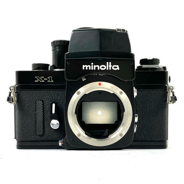 【メーカー名】MINOLTA【製品名】X-1 AEファインダー ボディ【カメラ種類】フィルム マニュアルフォーカス 一眼レフカメラ【ブランド状態ランク】ランクC【コメント】【外観】スレやキズ、汚れや塗装剥がれ、明り取り窓に腐食、フィルム室内...