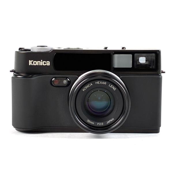 【メーカー名】KONICA【製品名】HEXAR ブラック【カメラ種類】フィルム コンパクトカメラ【カメラ付属品】ストラップ、フロントキャップ、ソフトケース【ブランド状態ランク】ランクB【コメント】【外観】僅かなスレやキズ、若干の汚れ、背面の...