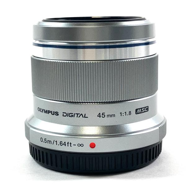 【メーカー名】OLYMPUS【製品名】M.ZUIKO DIGITAL 45mm F1.8 シルバー【レンズ種類】一眼カメラ用レンズ（オートフォーカス）【カメラ付属品】フロントキャップ、リアキャップ【ブランド状態ランク】ランクB【コメント】【...
