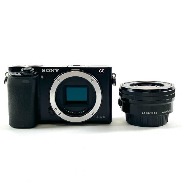 【メーカー名】SONY【製品名】α6000 パワーズームレンズキット ILCE-6000L B ブラック【カメラ種類】デジタル ミラーレス 一眼カメラ【カメラ付属品】バッテリー、ホットシューカバー、フロントキャップ【ブランド状態ランク】ラン...
