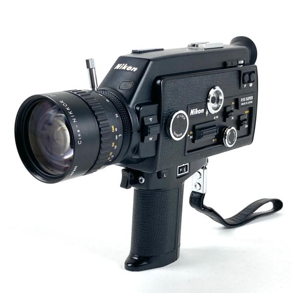 【メーカー名】Nikon【製品名】R10 SUPER【カメラ種類】フィルム ムービーカメラ【カメラ付属品】レンズフード【ブランド状態ランク】ランクC【コメント】【外観】僅かなスレやキズ、若干の汚れ、フィルム室内にモルト劣化があります。【光学...